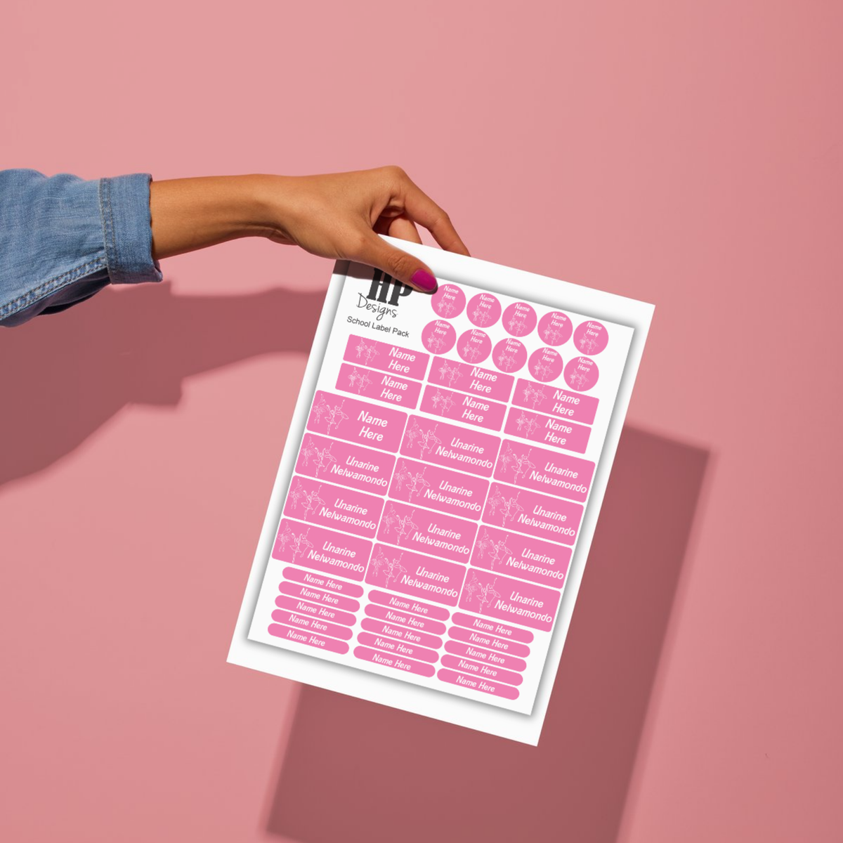 Mini A4 Sticker Sheets (43 Labels) – Happy Prints